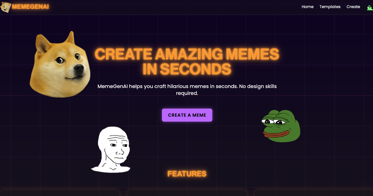 MemeGenAI - Create Amazing Memes